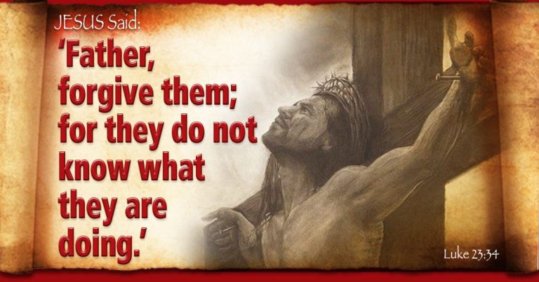 EMULATE THE MODEL OF JESUS’ FORGIVENESS – The Seed JCLI